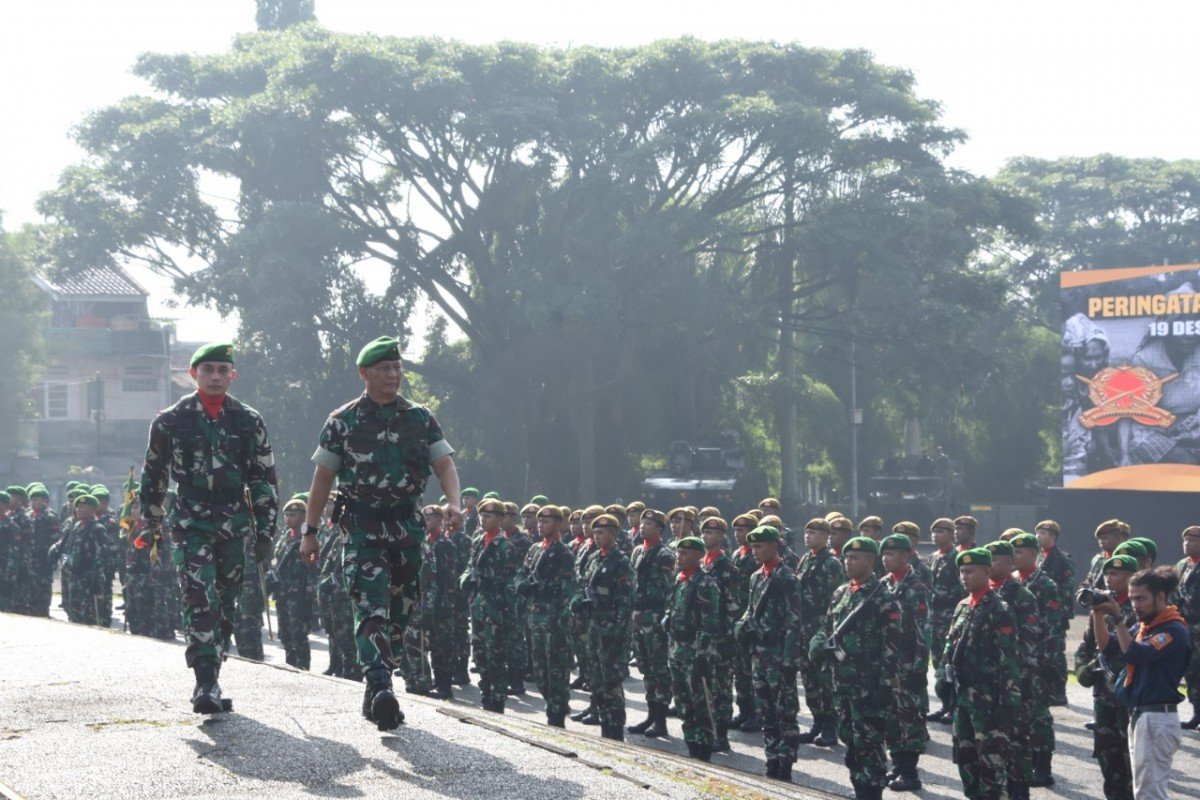 Danrem 062 Tn Menghadiri Upacara Puncak Peringatan Hari Infanteri Tni